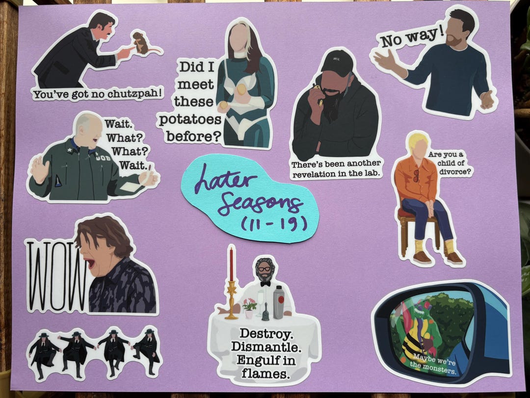 Taskmaster UK Moments - Later Seasons (10 Stickers) | Waterproof Vinyl ...