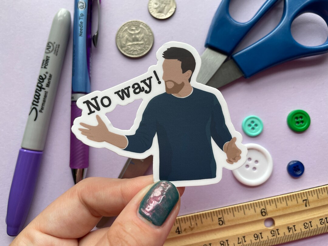 No Way Sticker Taskmaster UK Sticker - Etsy