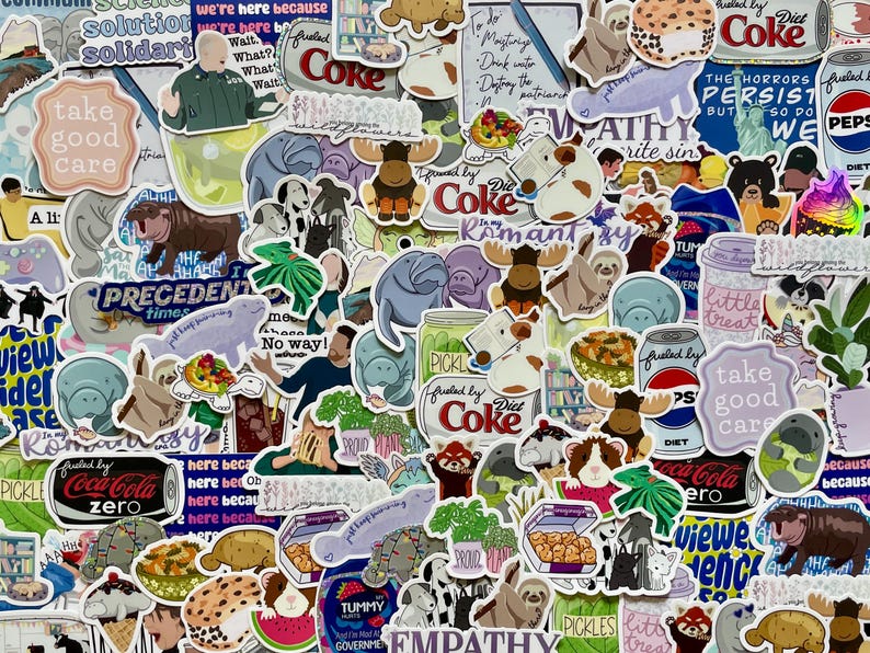 Mystery Sticker Grab Bag - 10 Stickers | Waterproof Vinyl Stickers ...
