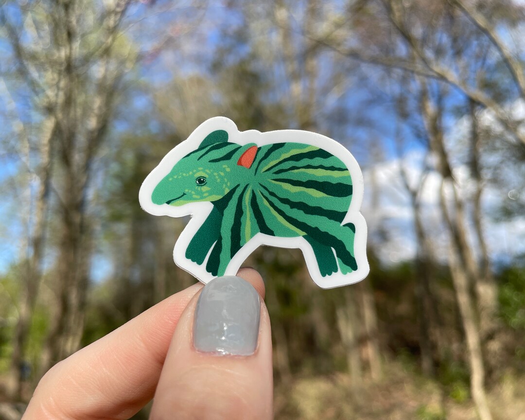 Baby Tapir Sticker Waterproof Vinyl Sticker Cute Animal Sticker Fruit ...