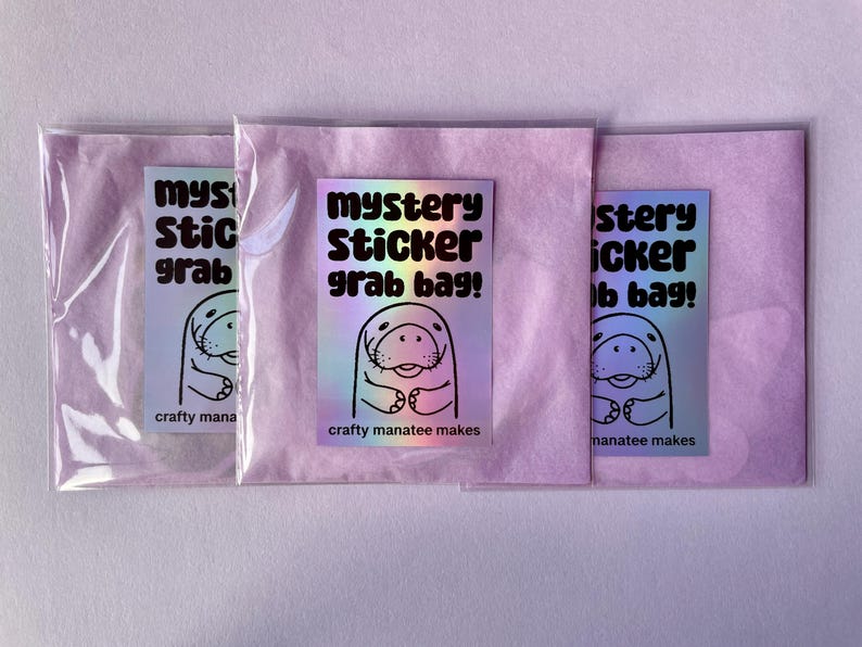 Mystery Sticker Grab Bag - 10 Stickers | Waterproof Vinyl Stickers ...