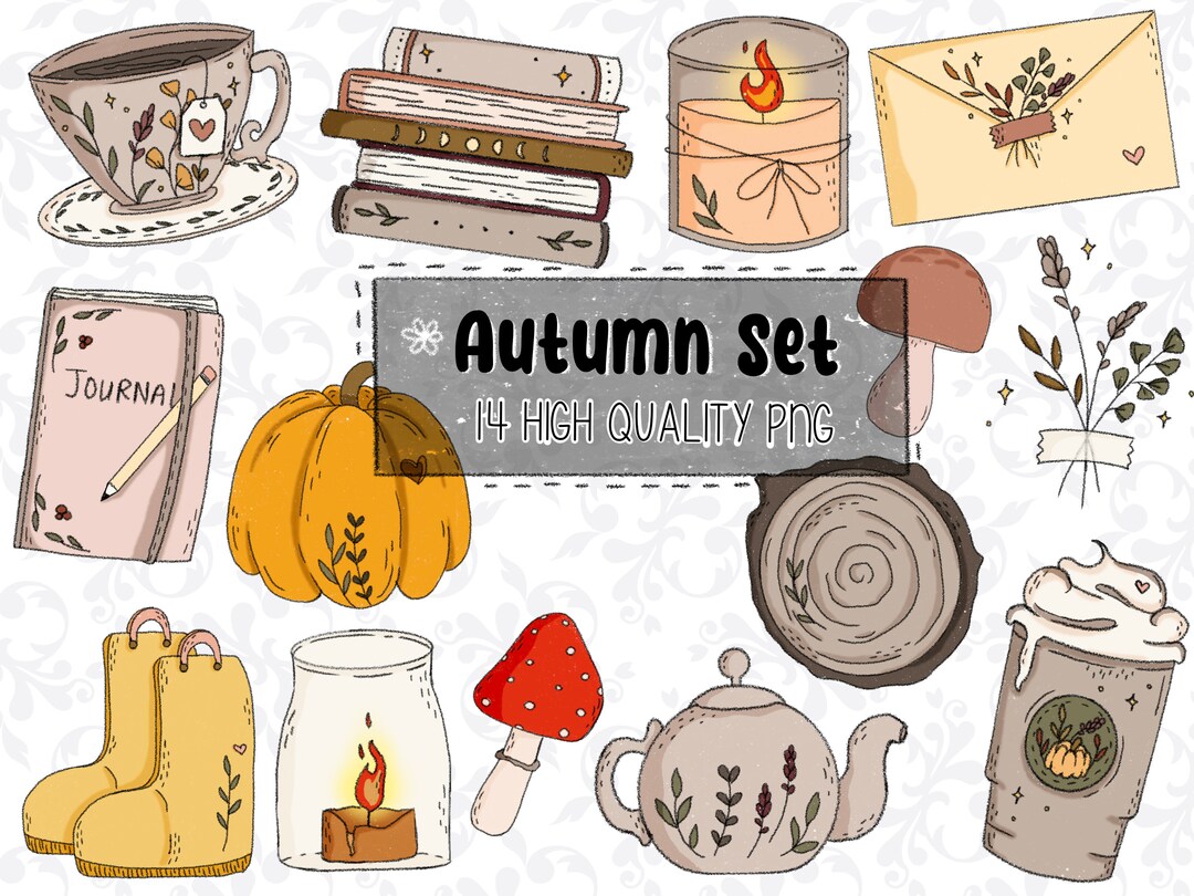 Autumn Clipart, Watercolor Clipart, Fall Clip Art, Classroom Clipart ...