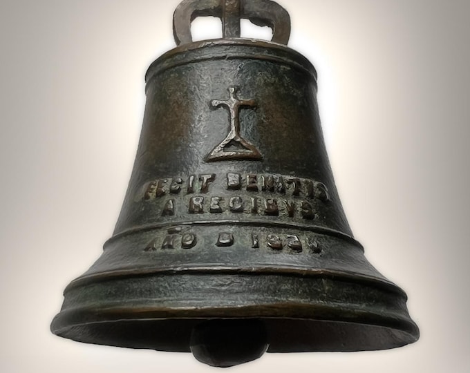 Antique Mission San Gabriel Bell, Vintage Forbes Bronze Souvenir - Etsy