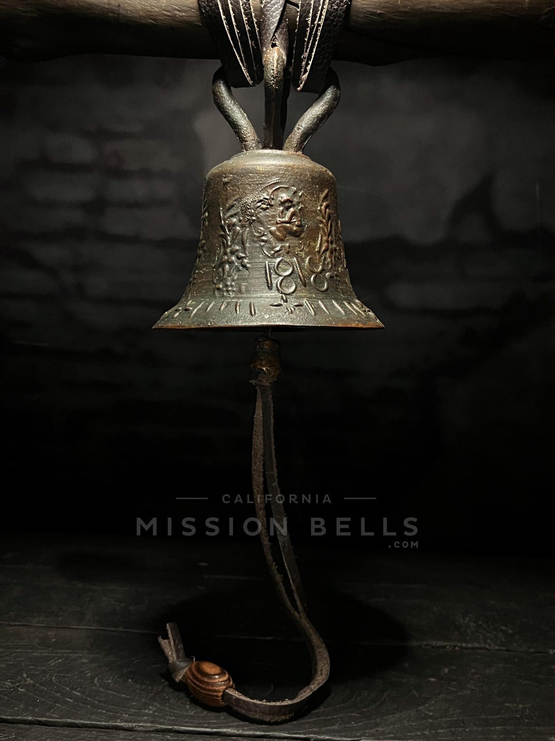 6" Old Mission Style Bell, Vintage Antique Spanish Colonial Bronze - Etsy