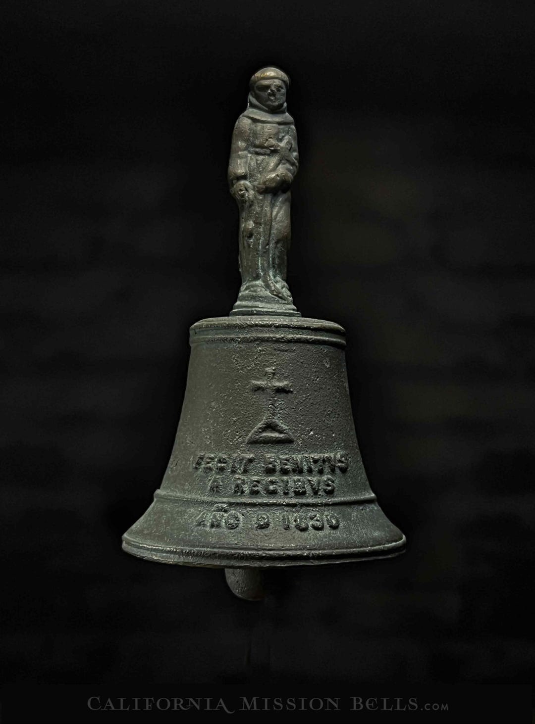 Antique Mission San Gabriel Bell, Vintage Forbes Bronze Souvenir - Etsy
