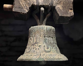 10" Large Old Mission Bell, Vintage Antique Spanish Colonial Style ...