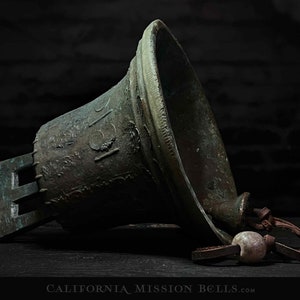 10 Large Old Mission Bell, Vintage Antique Spanish Colonial Style ...
