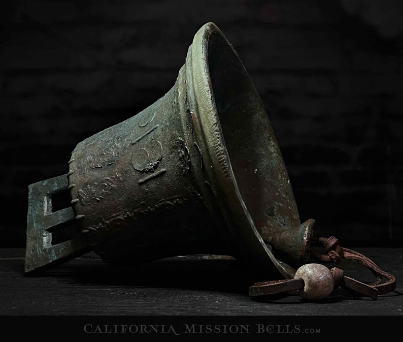 10 Large Old Mission Bell, Vintage Antique Spanish Colonial Style ...