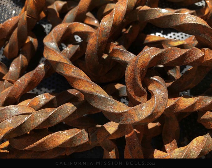 Vintage Forged Chain, Antique Chain, Hand Forged Chain, Vintage Iron ...