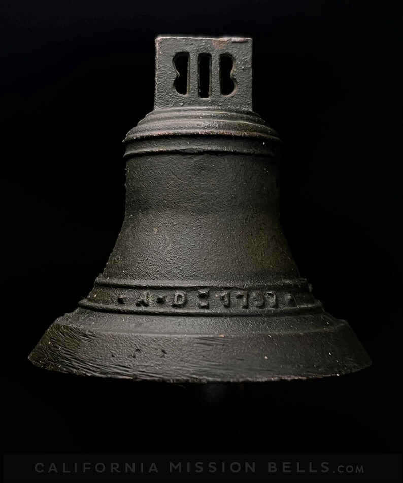 Antique Mission San Miguel Arcángel Bell, Vintage Forbes Bronze ...
