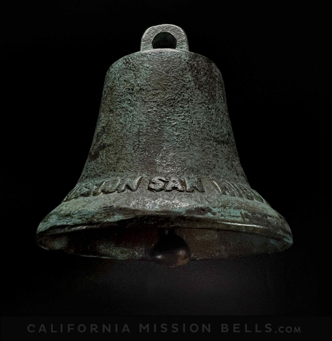 Antique Mission San Miguel Bell, Vintage Forbes Bronze Souvenir - Etsy