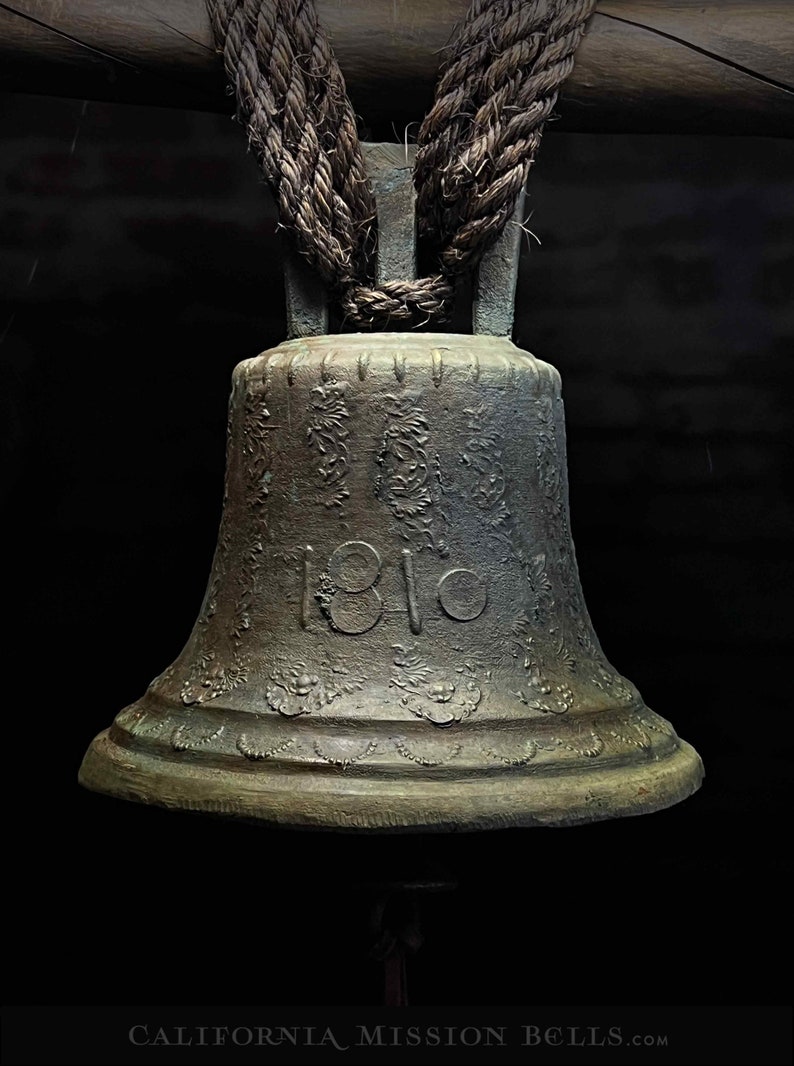 10 Large Old Mission Bell, Vintage Antique Spanish Colonial Style ...