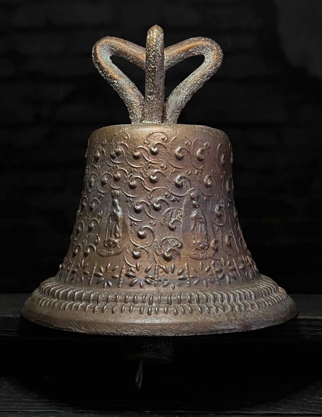 8 1/2" Large Old Mission Bell, Vintage Antique Spanish Colonial Style ...