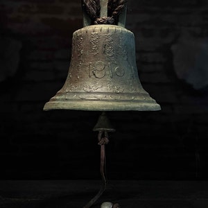 10 Large Old Mission Bell, Vintage Antique Spanish Colonial Style ...
