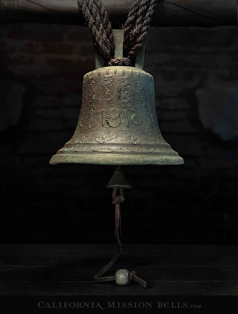10 Large Old Mission Bell, Vintage Antique Spanish Colonial Style ...