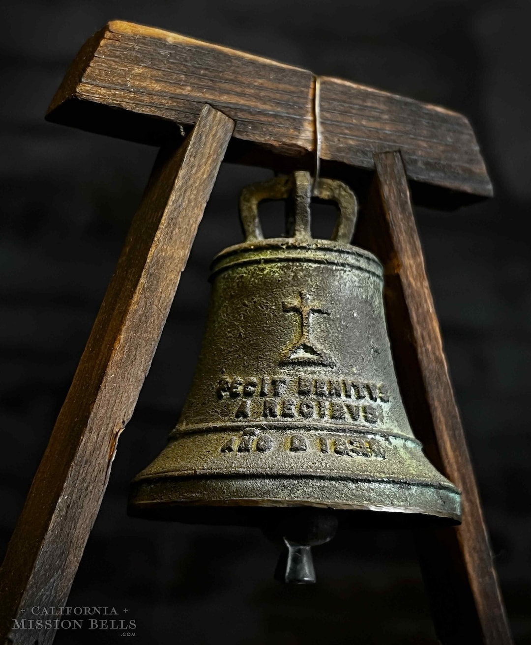 Antique Mission San Gabriel Bell, Vintage Forbes Bronze Souvenir - Etsy