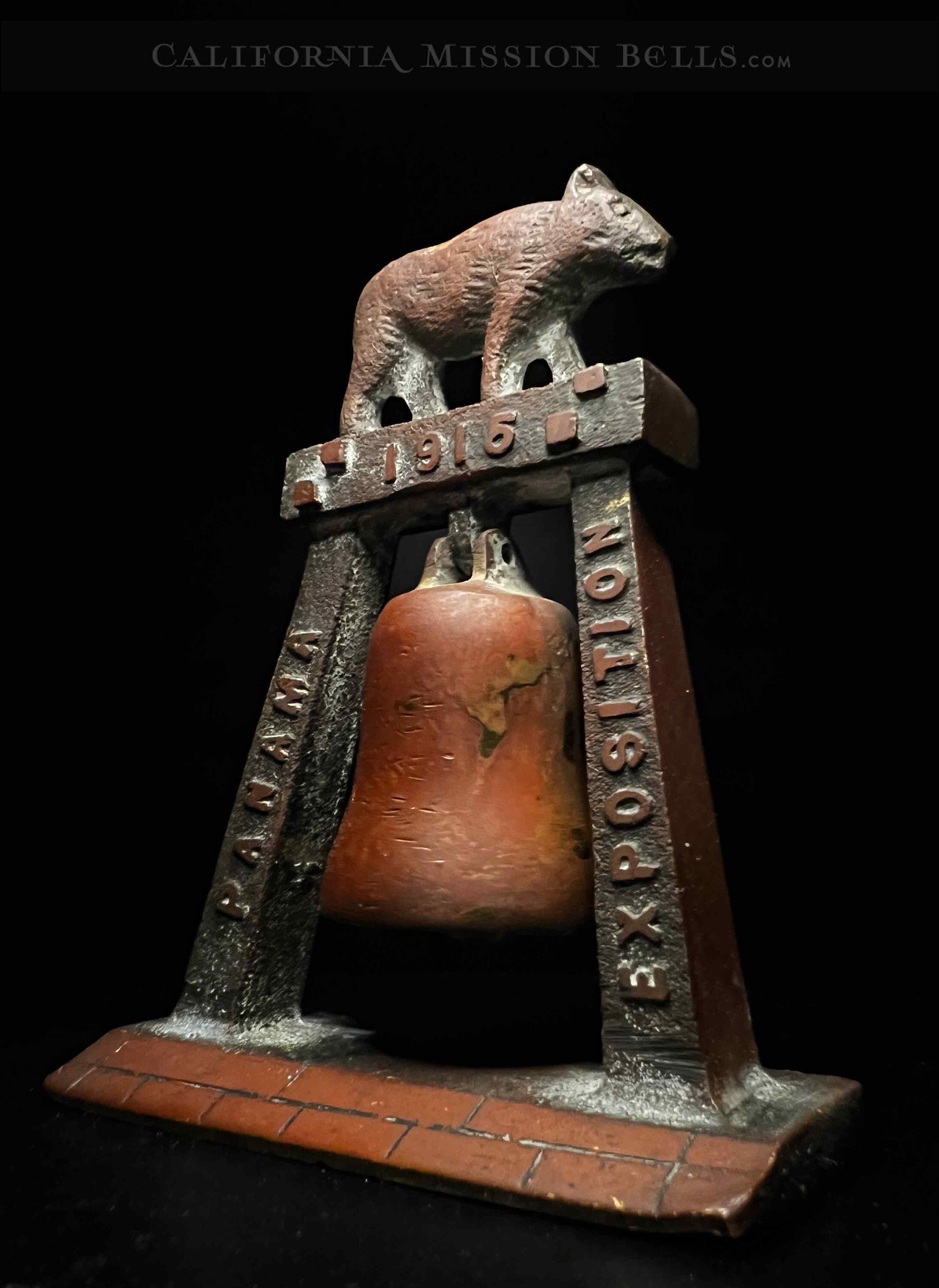 Antique Mission Inn Bell Souvenir PANAMA-CALIFORNIA EXPOSITION - Etsy
