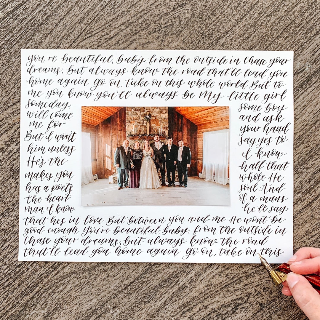 Father of the Bride Picture Gift Picture Frame for Father of - Etsy