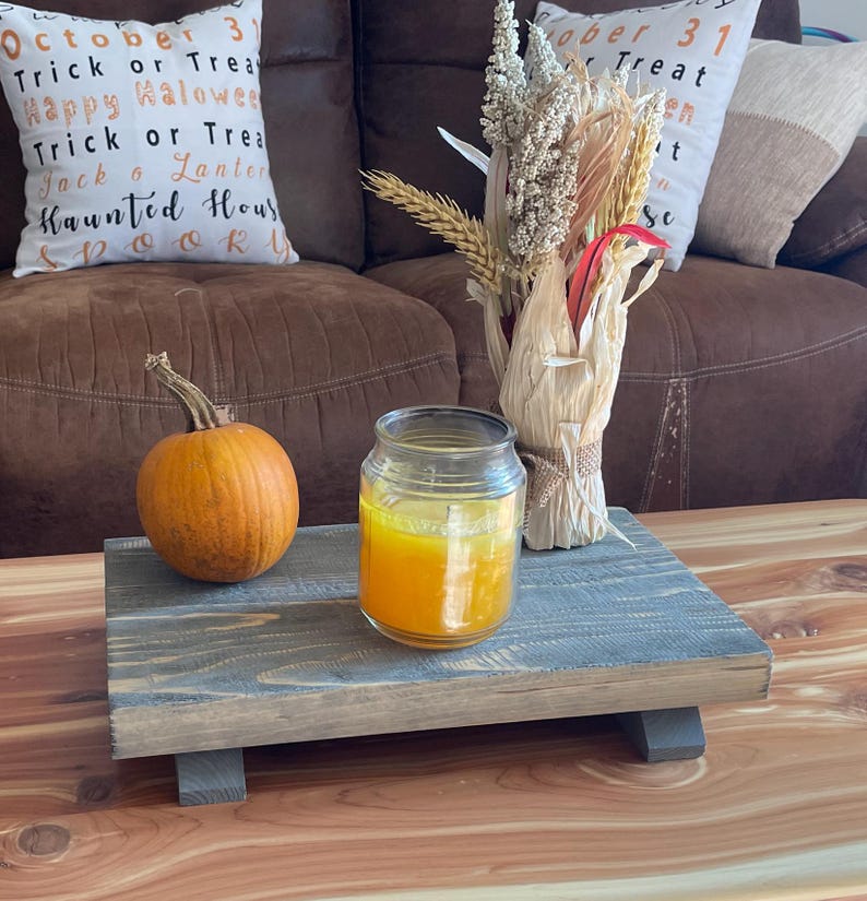 Wood Table Riser Rustic Riser Fall Decor Wood Riser Boho Decor ...