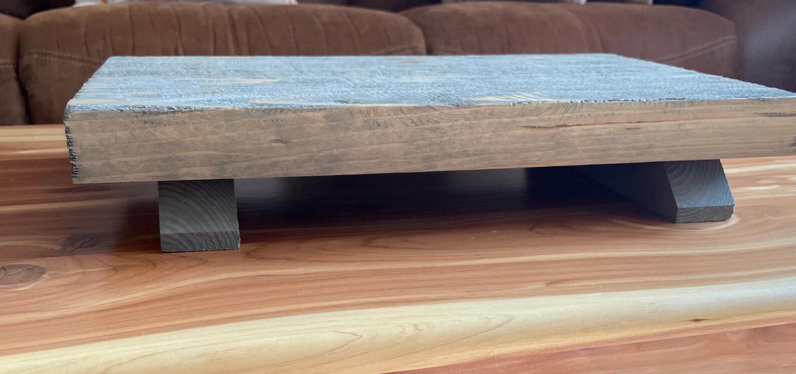 Wood Table Riser Rustic Riser Fall Decor Wood Riser Boho Decor ...