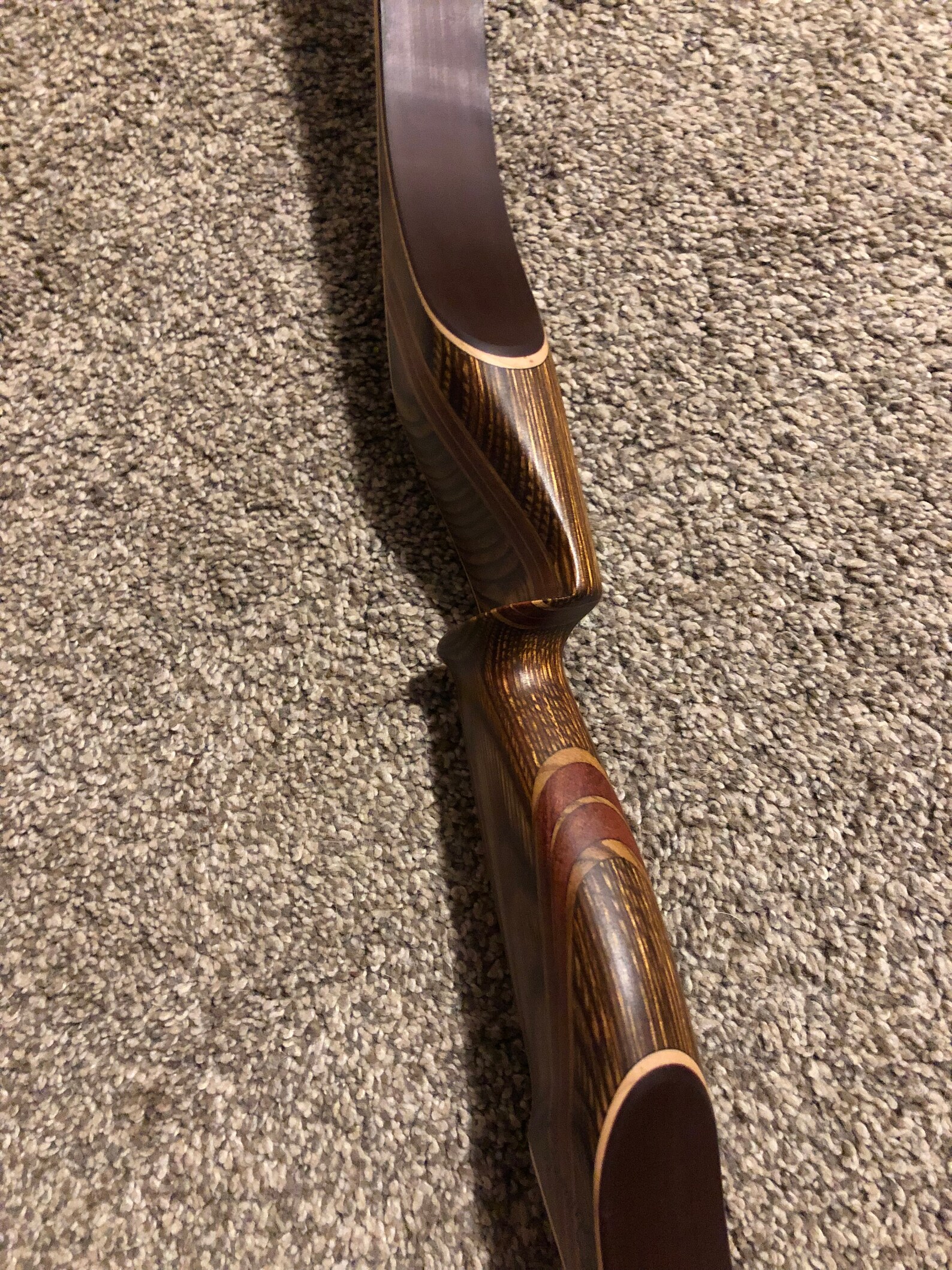 Action wood custom reflex/deflex longbow | Etsy