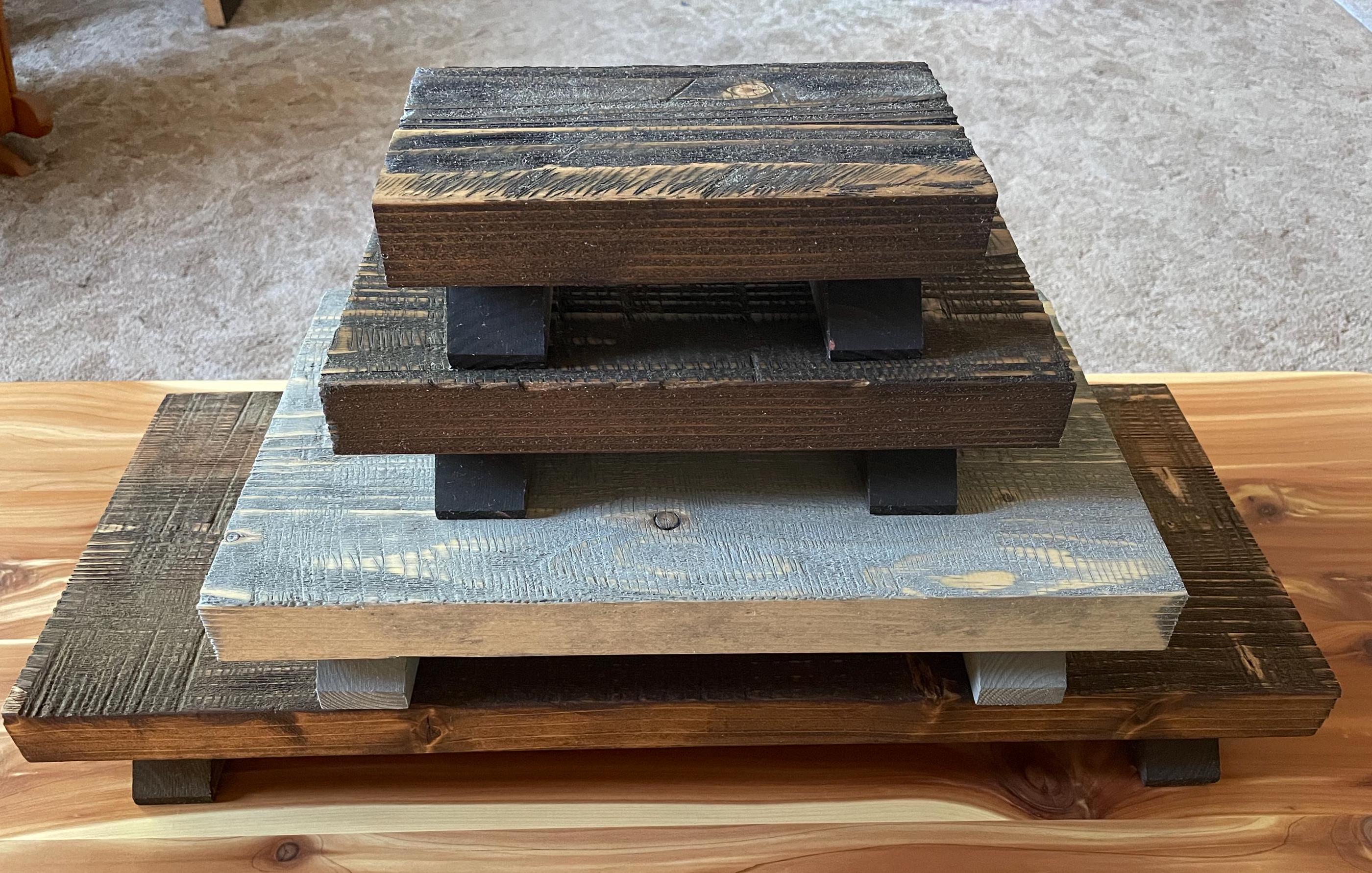 Wood Table Riser Rustic Riser Fall Decor Wood Riser Boho Decor ...