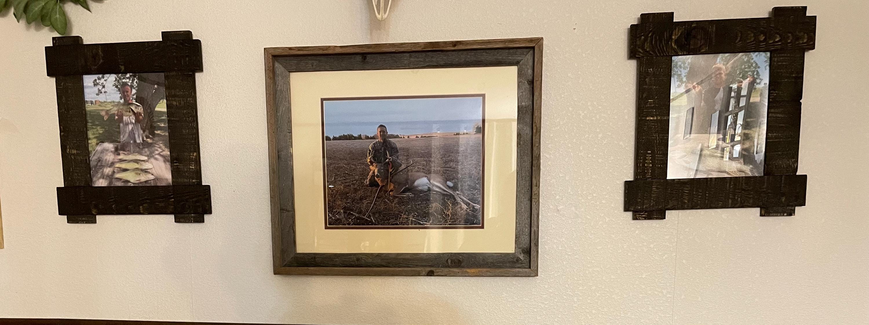 Rustic Picture Frame Barnwood Picture Frame Farmhouse Picture Frame ...