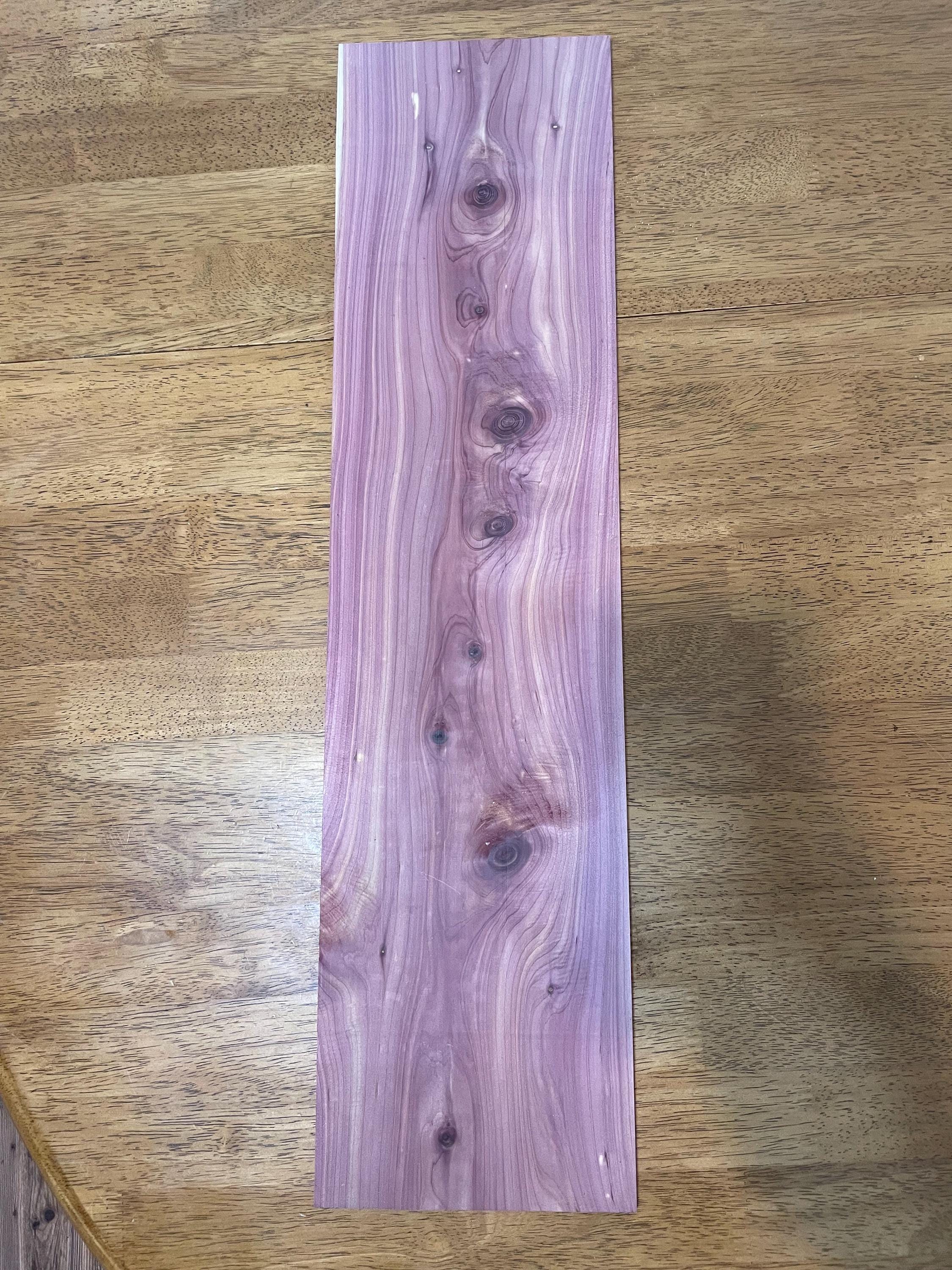 Eastern Red Cedar Craft Board Set (4), DIY Wood Burning & Laser ...