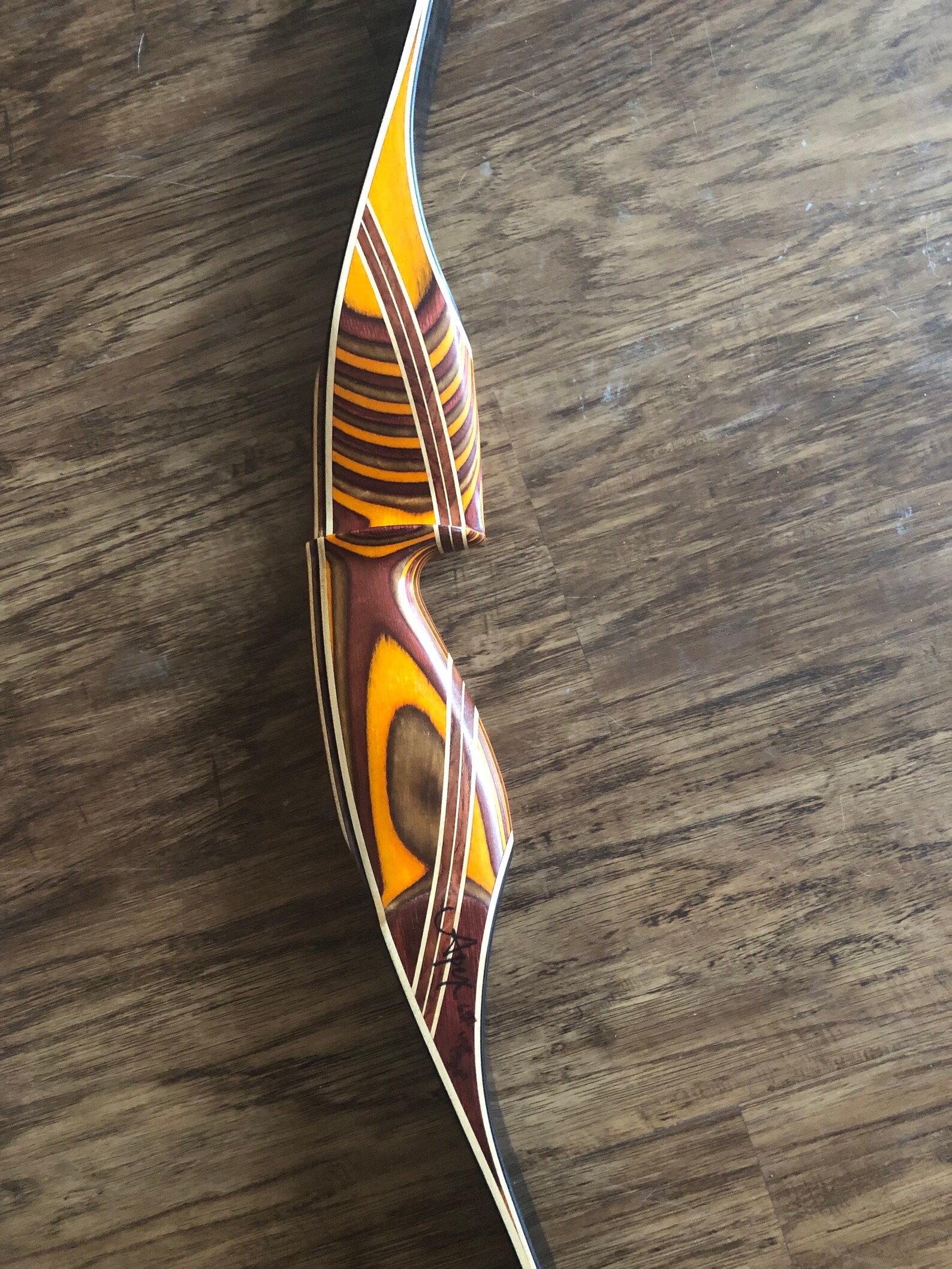Exotic wood custom reflex/deflex longbow | Etsy