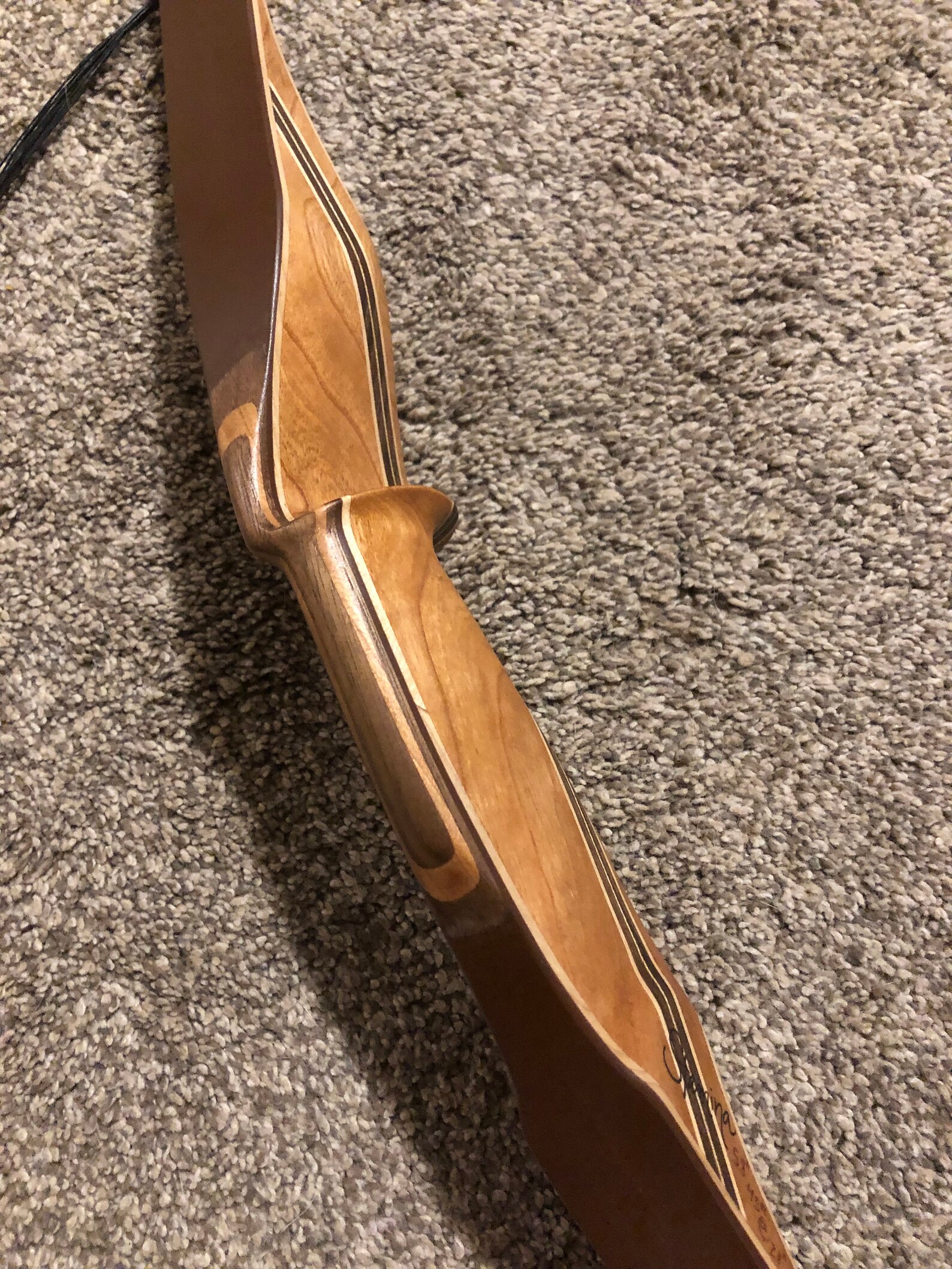 Exotic wood custom reflex/deflex longbow | Etsy