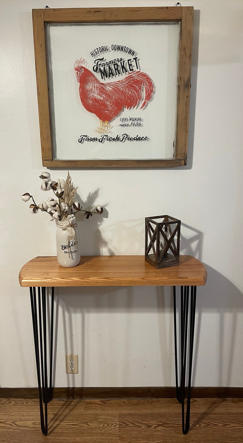 Wood Entry Table, Long Sofa Table - Etsy