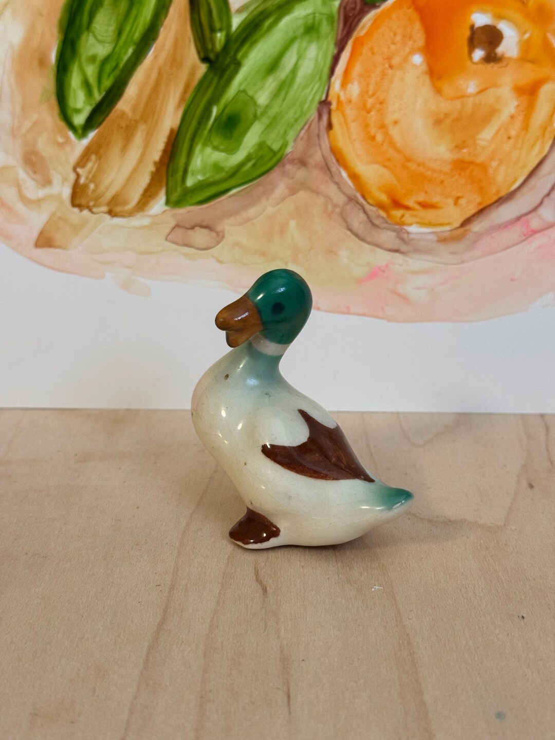 Vintage 1950s Beswick Porcelain Mallard Duck Figurine - Etsy