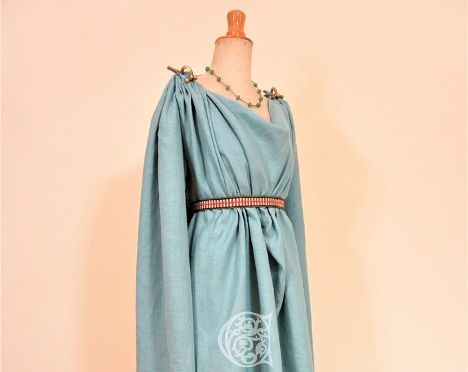 Ancient Roman Tunica Chiton Peplos Dres - Hand Sewn - Late Antiquity - Etsy
