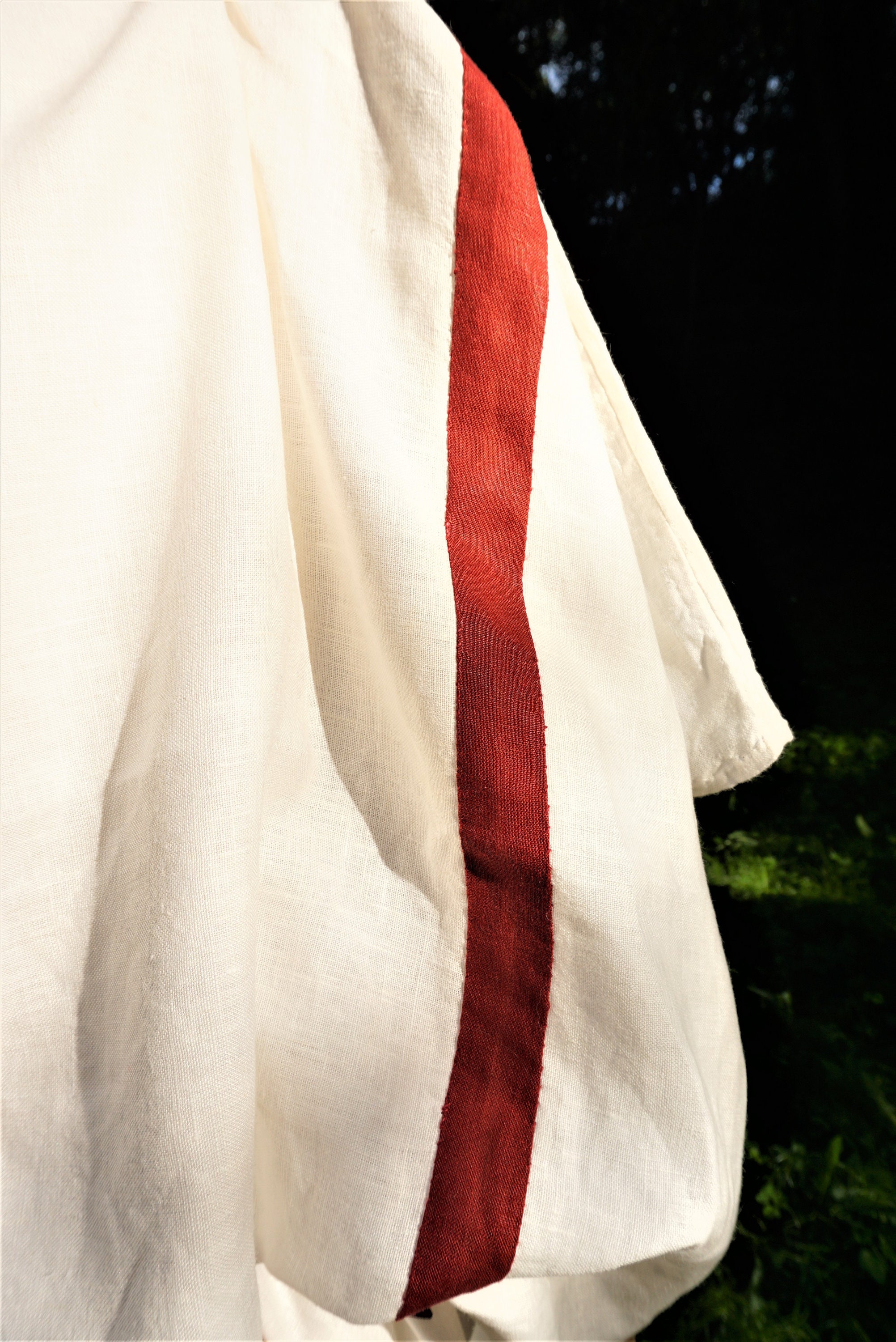 Ancient Roman Linen Tunica With Clavi, Reenactnent, Antiquity - Etsy