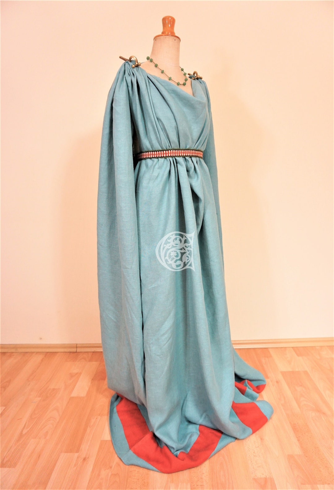 Ancient Roman Tunica Chiton Peplos Dres - Hand Sewn - Late Antiquity - Etsy