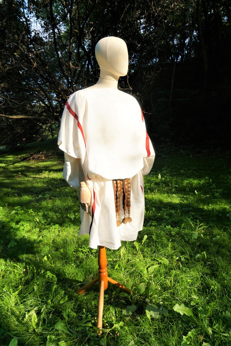 Ancient Roman Linen Tunica With Clavi, Reenactnent, Antiquity - Etsy
