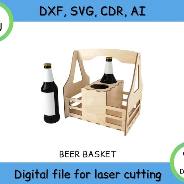 Laser Beer Basket - Etsy