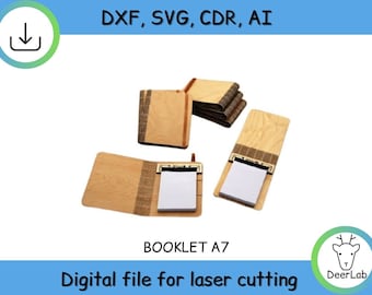 Box Book, Box Flexies Bending, Laser Cut Files SVG, DXF, CDR, Vector ...