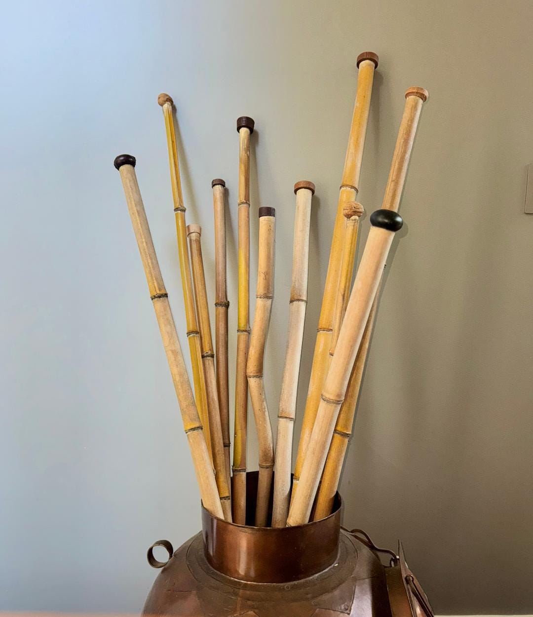 Natural Bamboo Walking Sticks in Different Lengths, Made in USA, Super ...