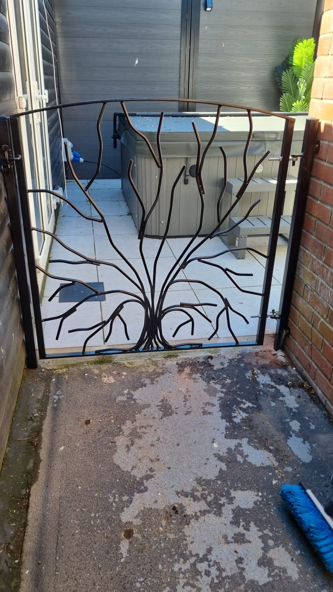 Tree Design Garden Gate. - Etsy UK