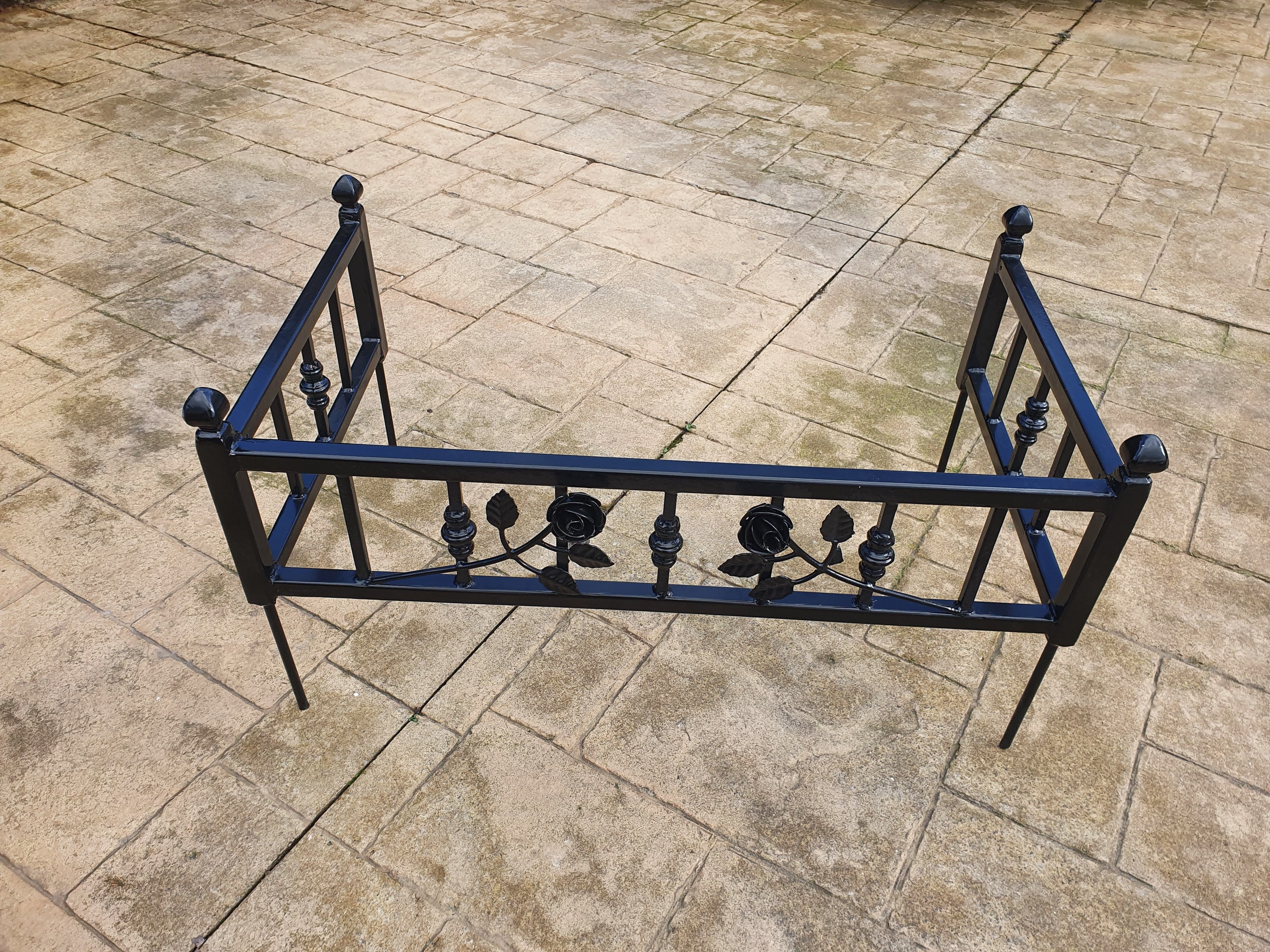 Grave Surround Wrought Iron Uk Only - Etsy UK