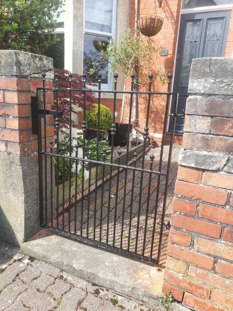Wrought Iron Garden Gate - Etsy UK