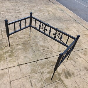 Grave Surround Wrought Iron Uk Only - Etsy UK