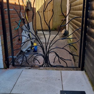 Tree Design Garden Gate. - Etsy UK