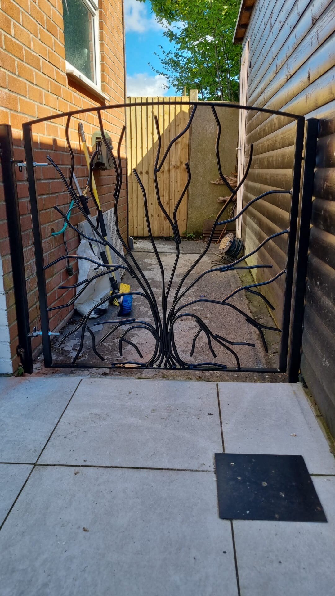 Tree Design Garden Gate. - Etsy UK
