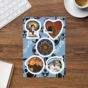 Fallout TV Show Fan Art Kiss Cut Sticker Sheet: Lucy Okey Dokey, the ...