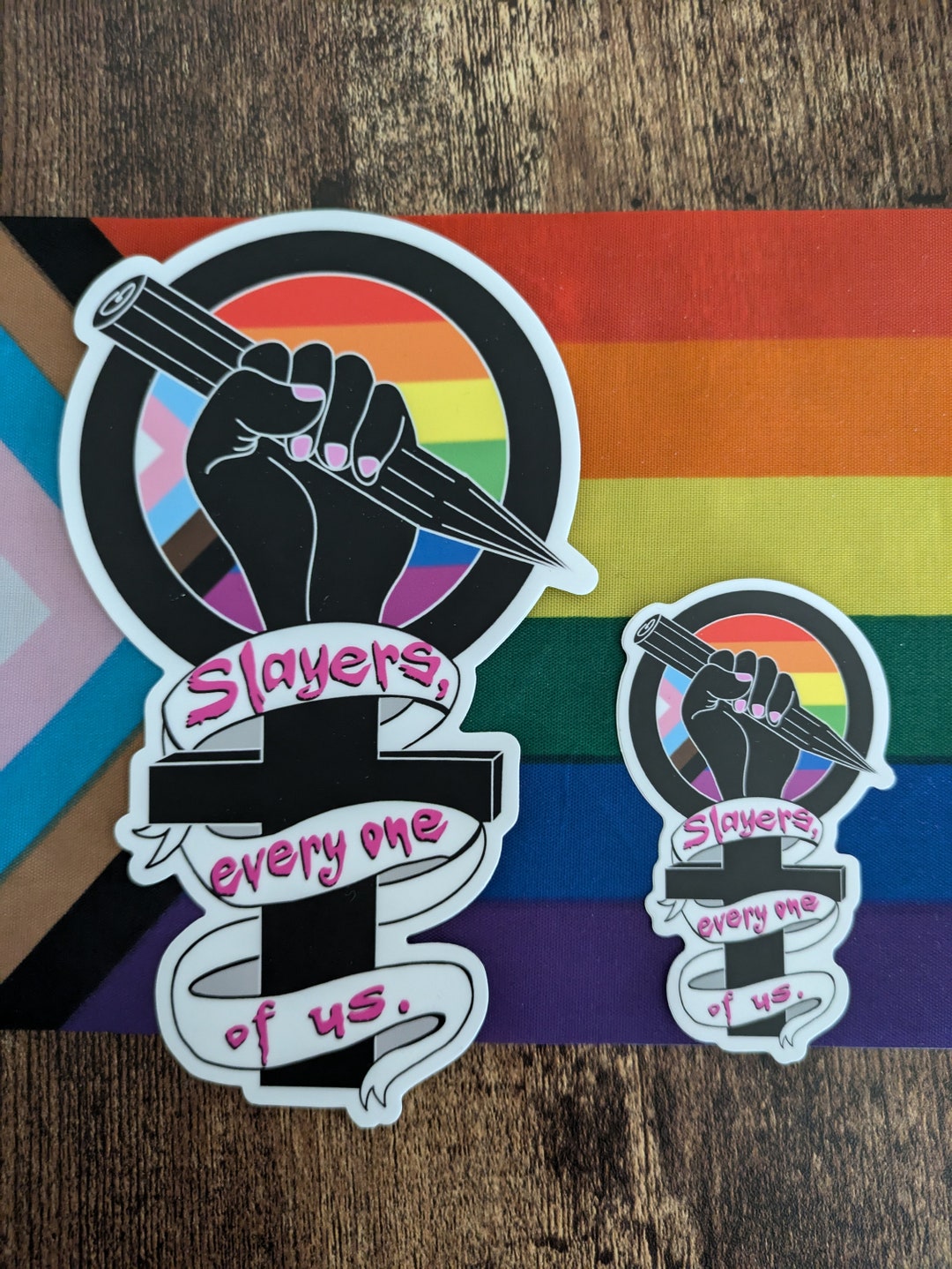 Buffy the Vampire Slayer Girl Power Slayers Every One of Us TWO SIZES ...