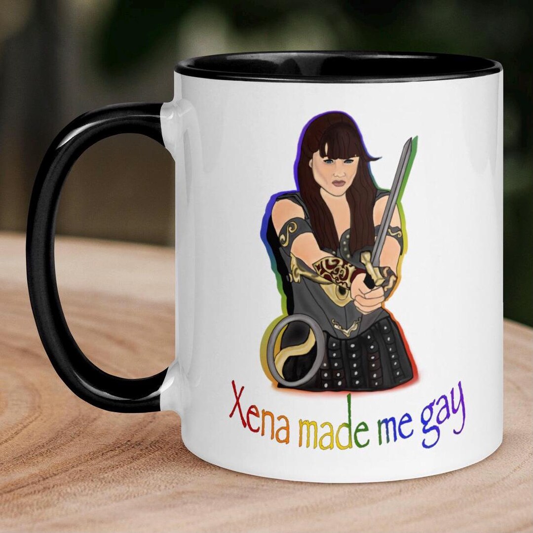 Xena Warrior Princess Lucy Lawless Xena Made Me Gay Rainbow Pride 90s ...