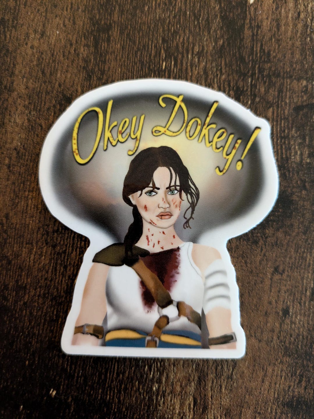 Fallout TV Show Lucy Okey Dokey Vinyl Waterproof Sticker, Nerdy Gift ...