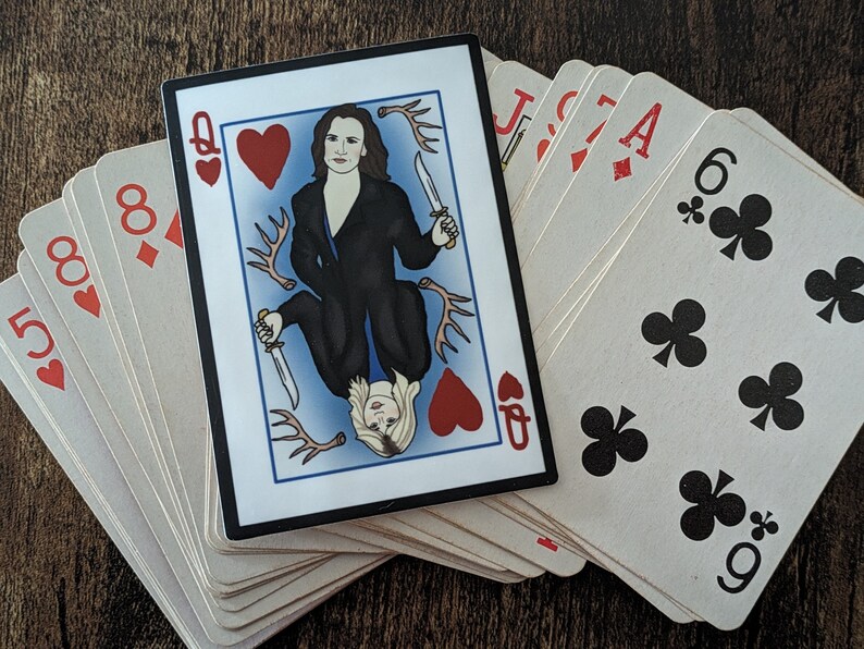 Yellowjackets Natalie Queen of Hearts Playing Card Vinyl Waterproof ...